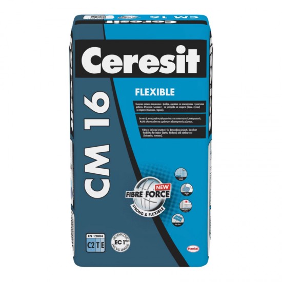 Гъвкаво лепило за деформируеми основови Ceresit CM 16 FLEX , 25 кг.